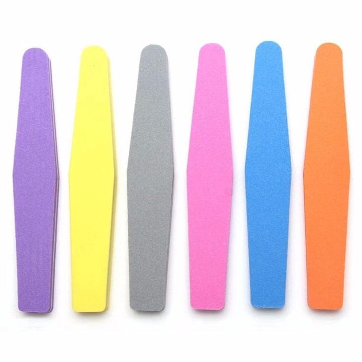 SUNSHINE NAIL FILE BUFFER 100/180 GRIT TWO WAY WASHABLE DISINFECTABLE ...