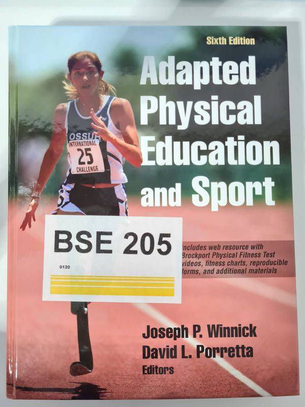 SUSS-BSE205 Adapted Physical Education and Sport, Books & Stationery ...