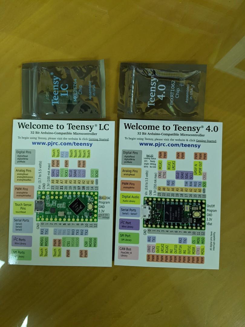 Teensy LC and Teensy 4.0 for Arduino compatible high performance ...