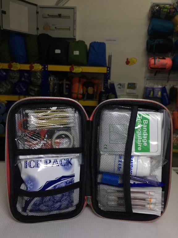 Travel Portable 18 Items Full Set Medical First Aid Kit, Men's Fashion ...
