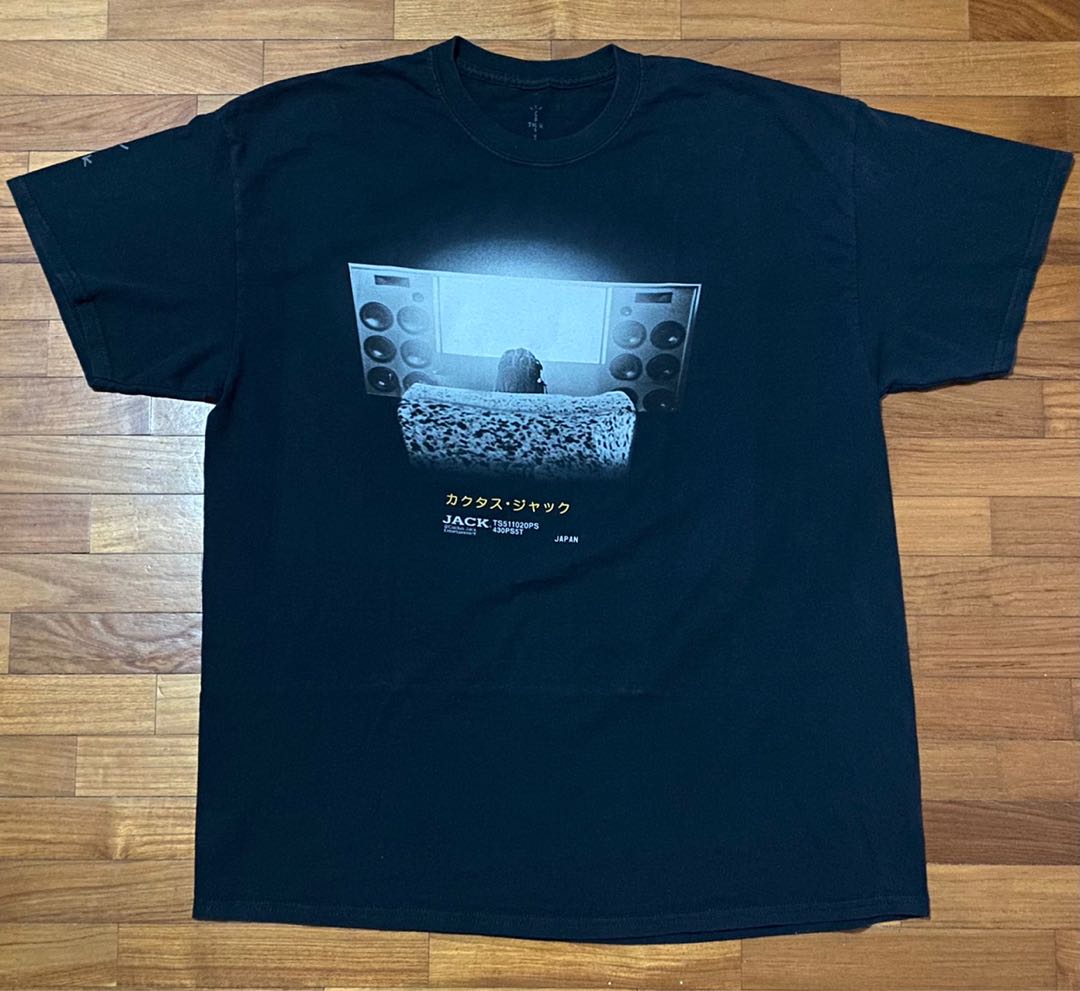 Travis Scott x PlayStation 5 Chair Tee in L, Men's Fashion, Tops & Sets ...