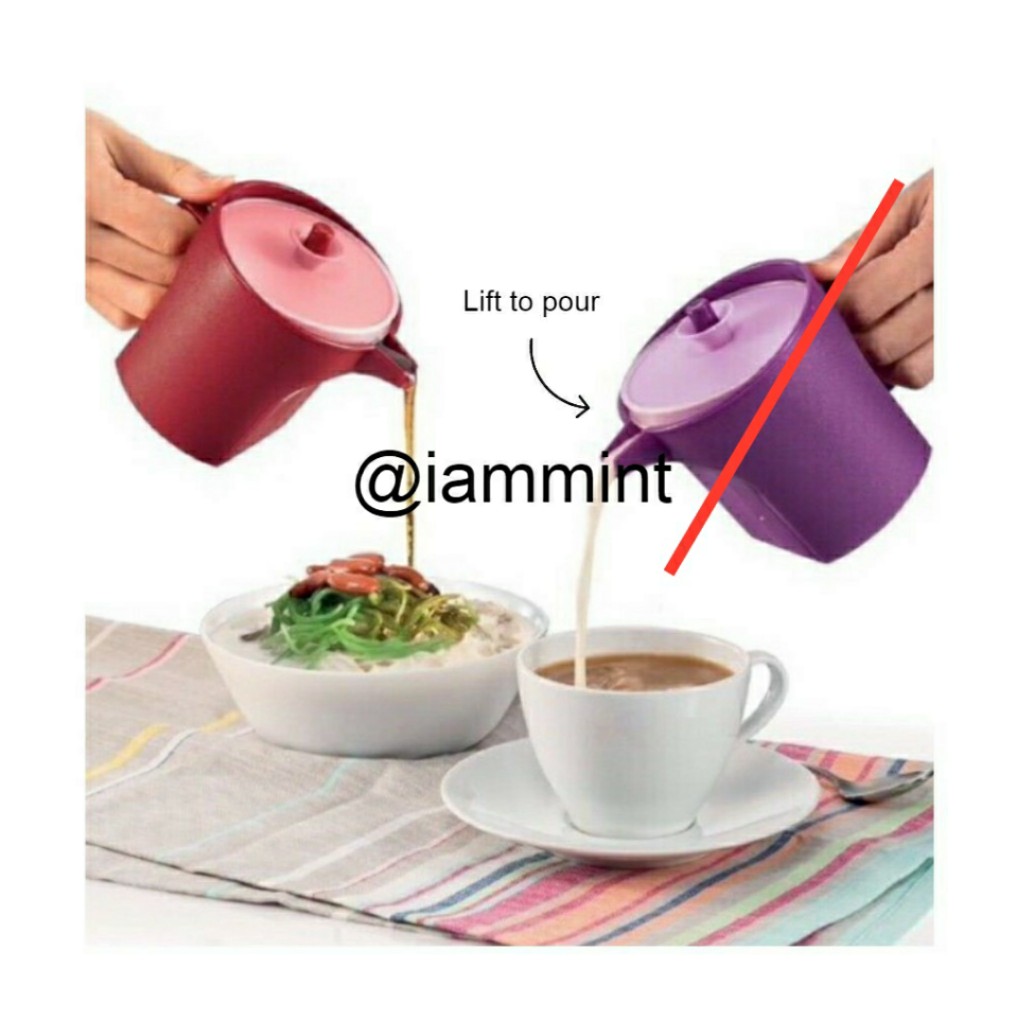 Tupperware 300 ml Limited Edition Retro Sweet Milk Creamer Pourer ...