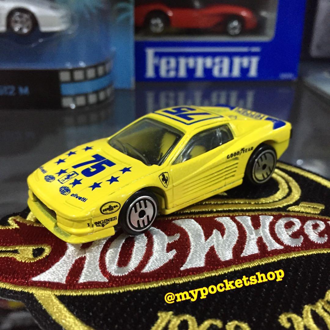 (RESERVED) Vintage Hot Wheels FERRARI TESTAROSSA / 1988 Hotwheels Speed ...