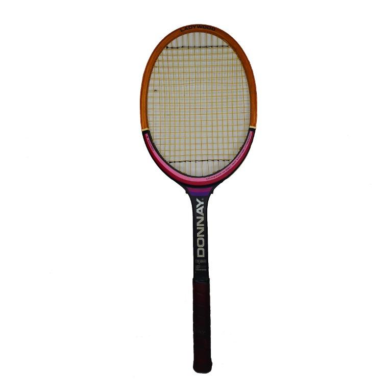 Vintage Wood Tennis Racket 1980s (Donnay Ladywood) *W00401* Bundle ...