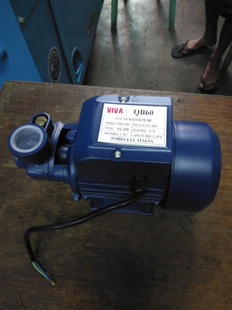 VIVA - WATER PUMP 1/2HP, Commercial & Industrial, Construction Tools ...