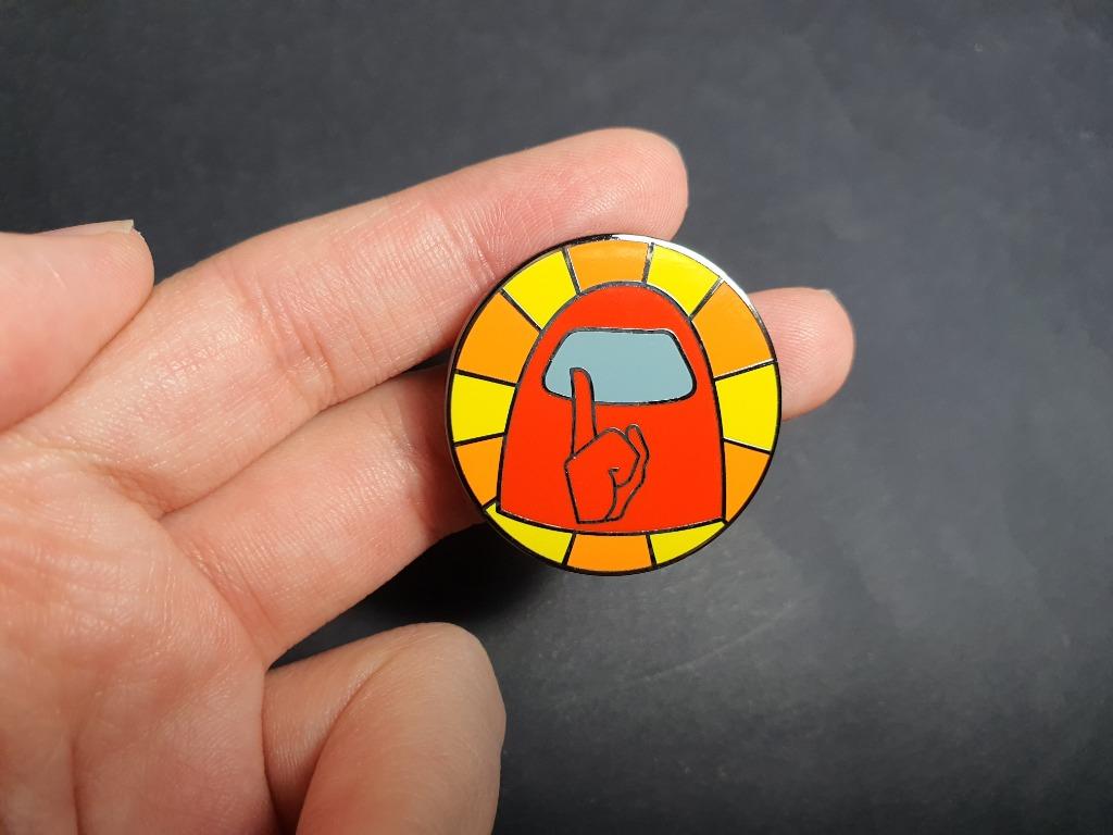 Among Us Enamel Pins | Bundle Set, Hobbies & Toys, Stationery & Craft ...