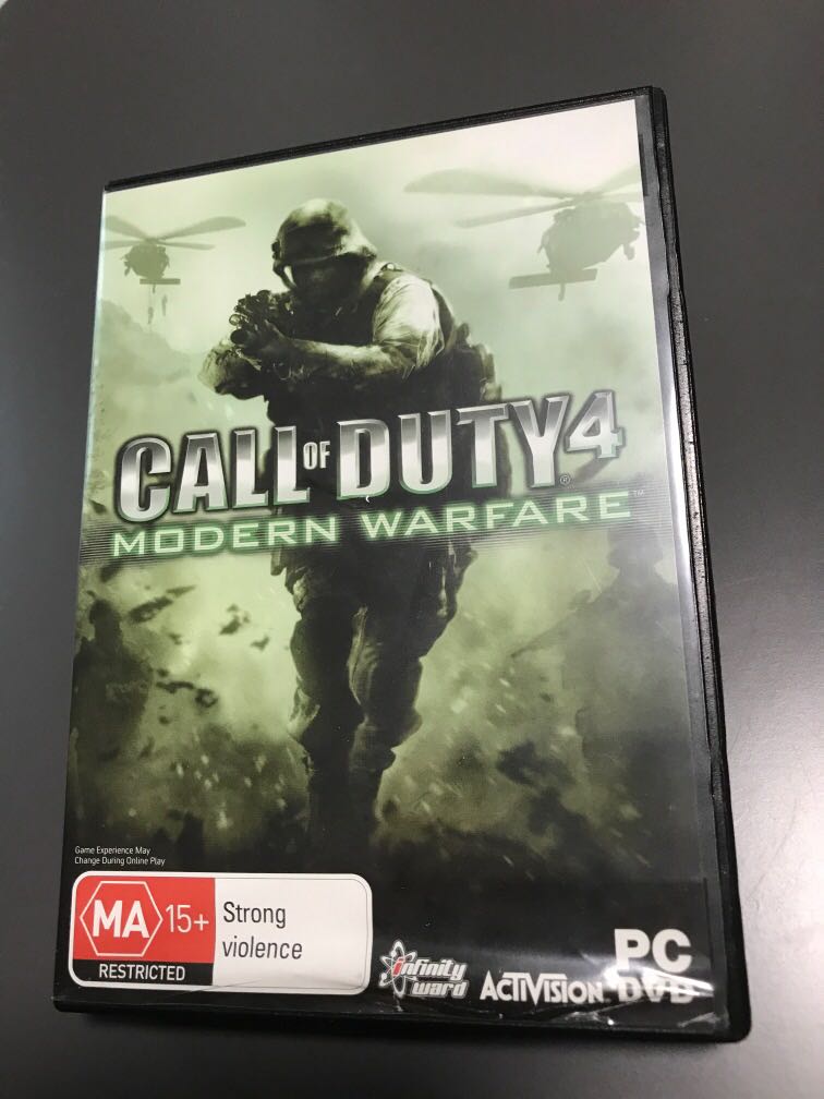 Call of Duty 4 - Modern Warfare (PC Game), Toys & Games, Video Gaming ...