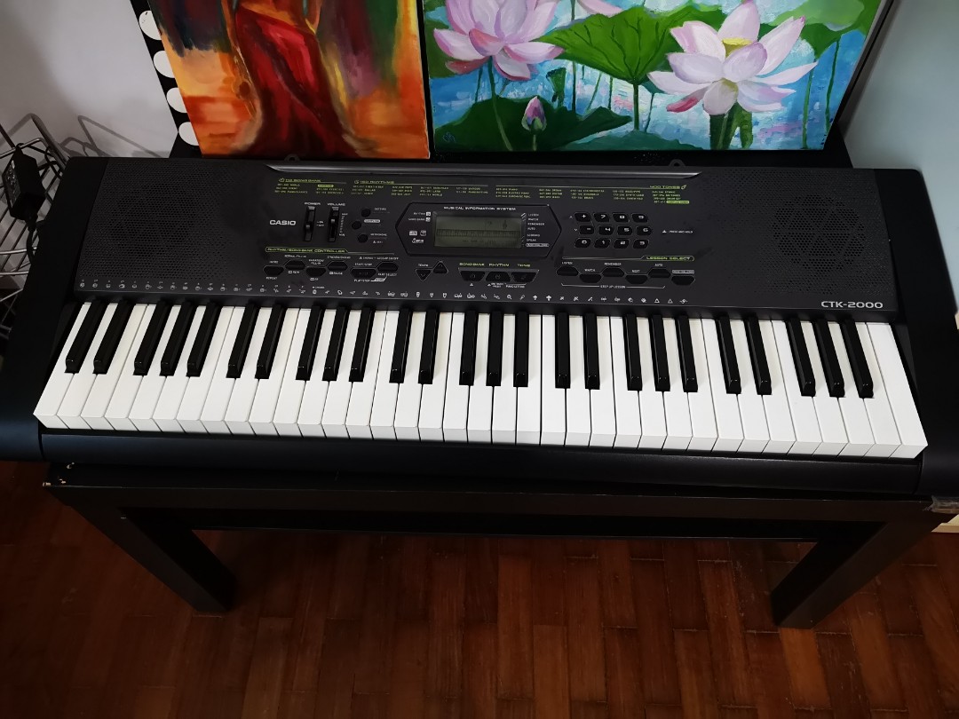 Casio Keyboard with Bag & Stand CTK-2000, Computers & Tech, Parts ...