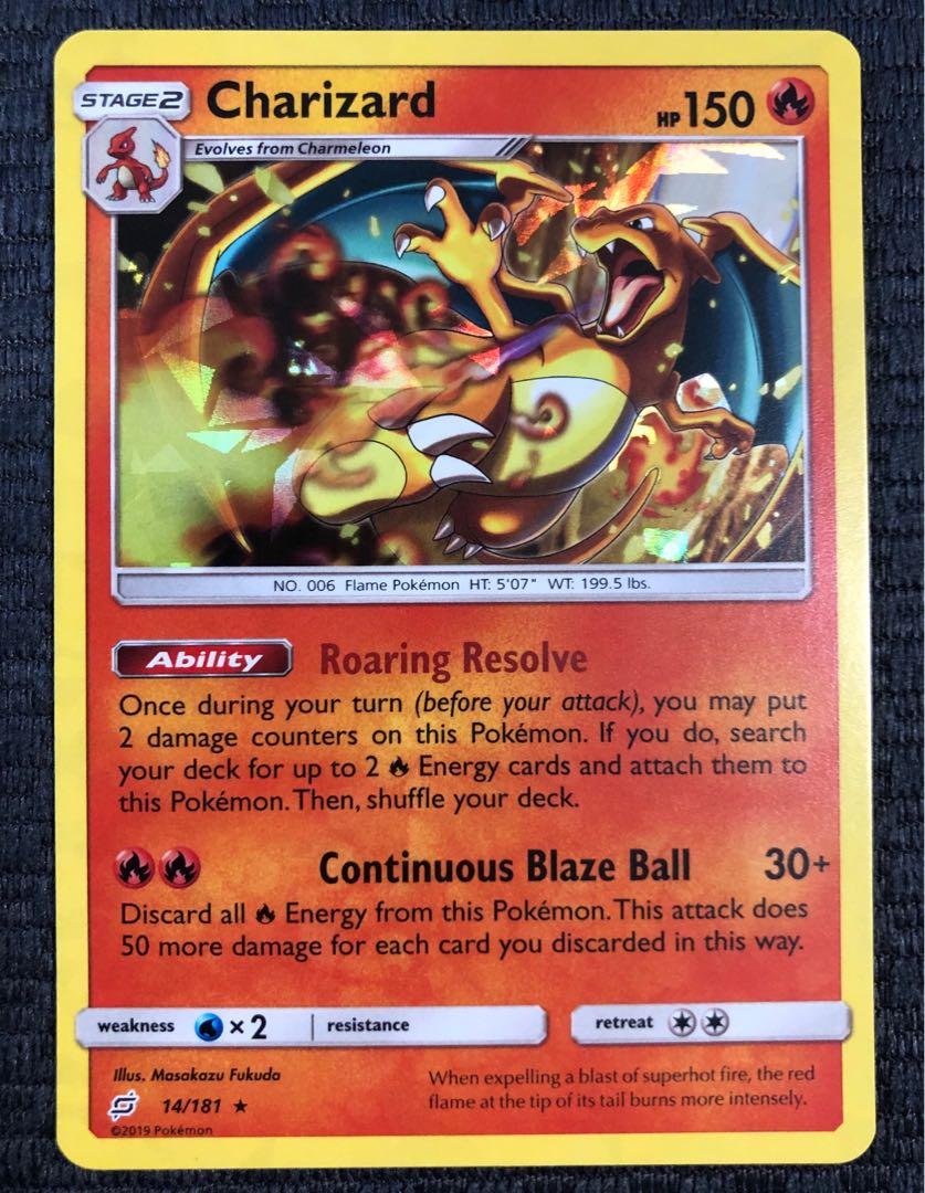 Charizard Team Up Shattered Holo - Pokemon TCG, Hobbies & Toys, Toys ...