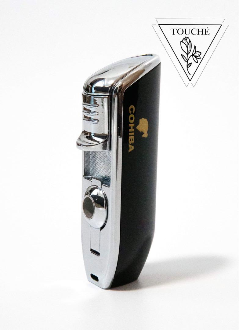 Cohiba Windproof 3 Flame Torch Cigar Lighter, Everything Else on Carousell