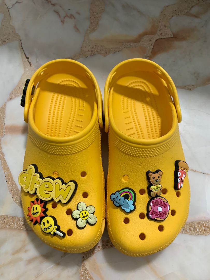 Crocs X Drew house, Women's Fashion, Footwear, Flipflops and Slides on ...