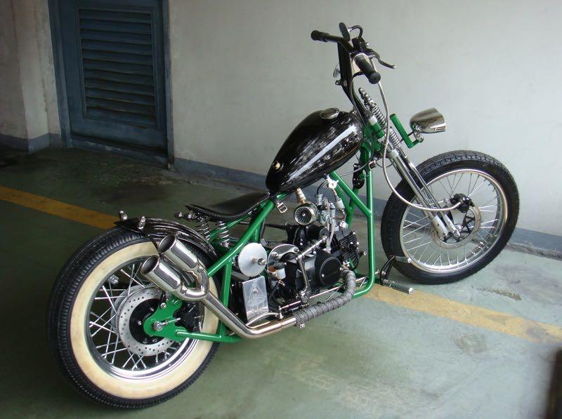 custom hardtail bobber with springer front end, Motorbikes, Motorbikes ...