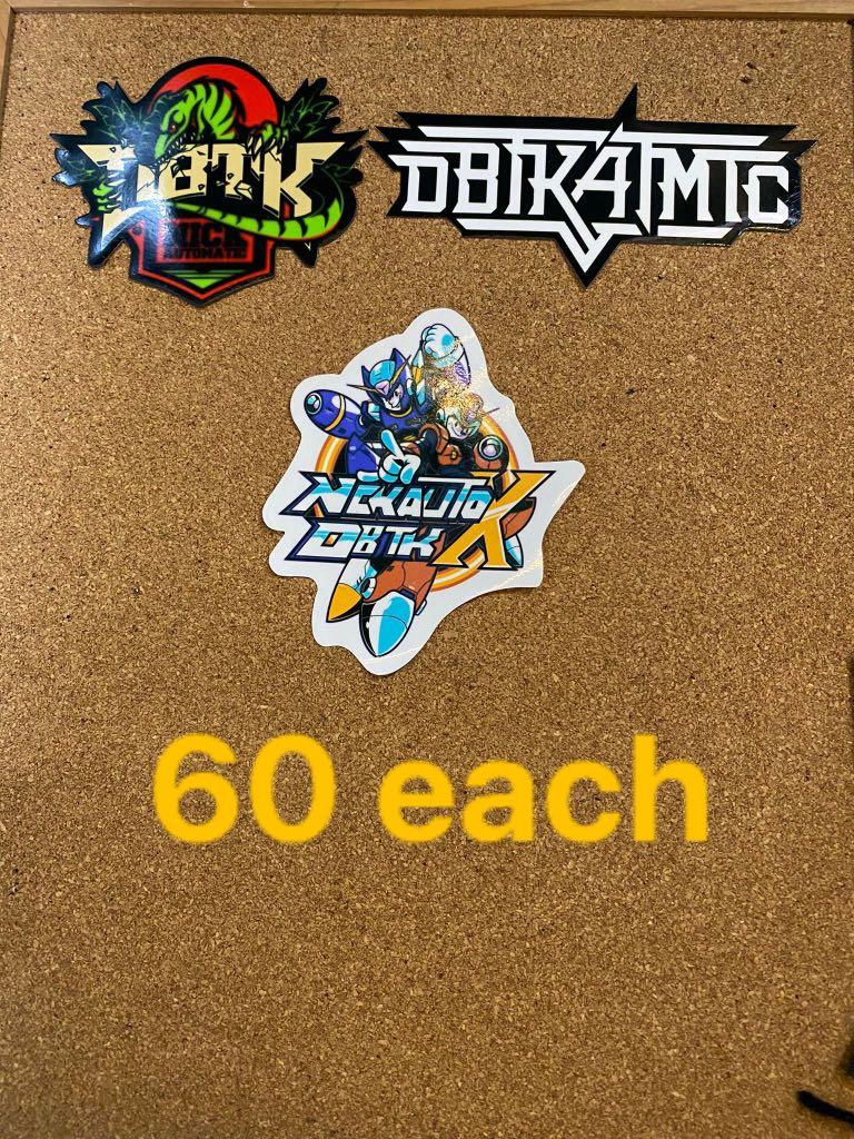 Dbtk Stickers (sold per piece or take all), Hobbies & Toys, Memorabilia ...