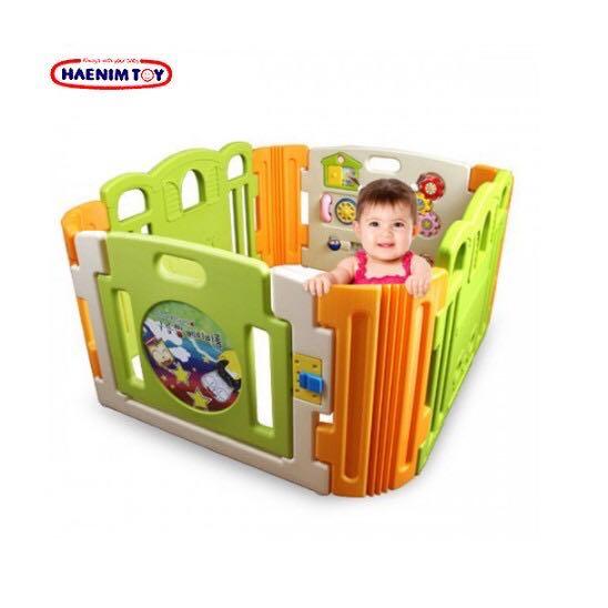 Haenim Baby Play Yard 6 Panels, Babies & Kids, Cots & Cribs on Carousell