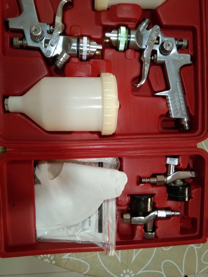Husky spray gun set, Commercial & Industrial, Construction Tools ...