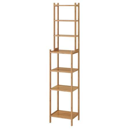 Ikea Ragrund Bamboo Shelving Unit Shelf Shelves, Furniture & Home ...