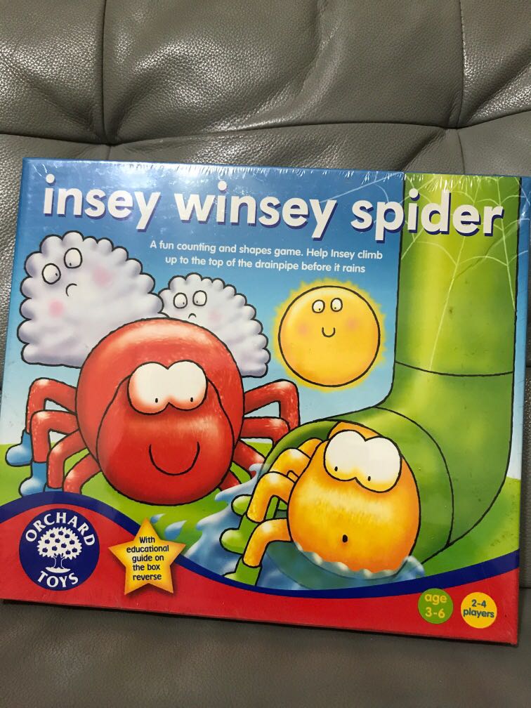 Insey winsey spider shapes and counting game, Toys & Games, Others on ...