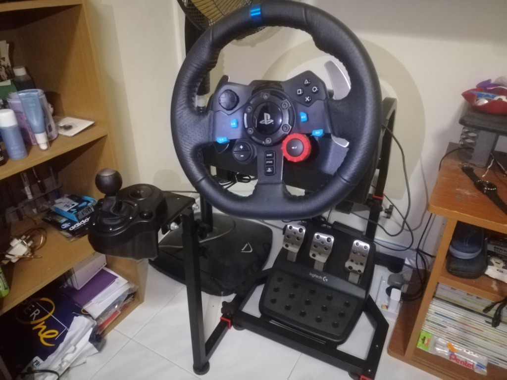 Logitech G29 Full Set with Wheel Stand, Video Gaming, Video Game ...