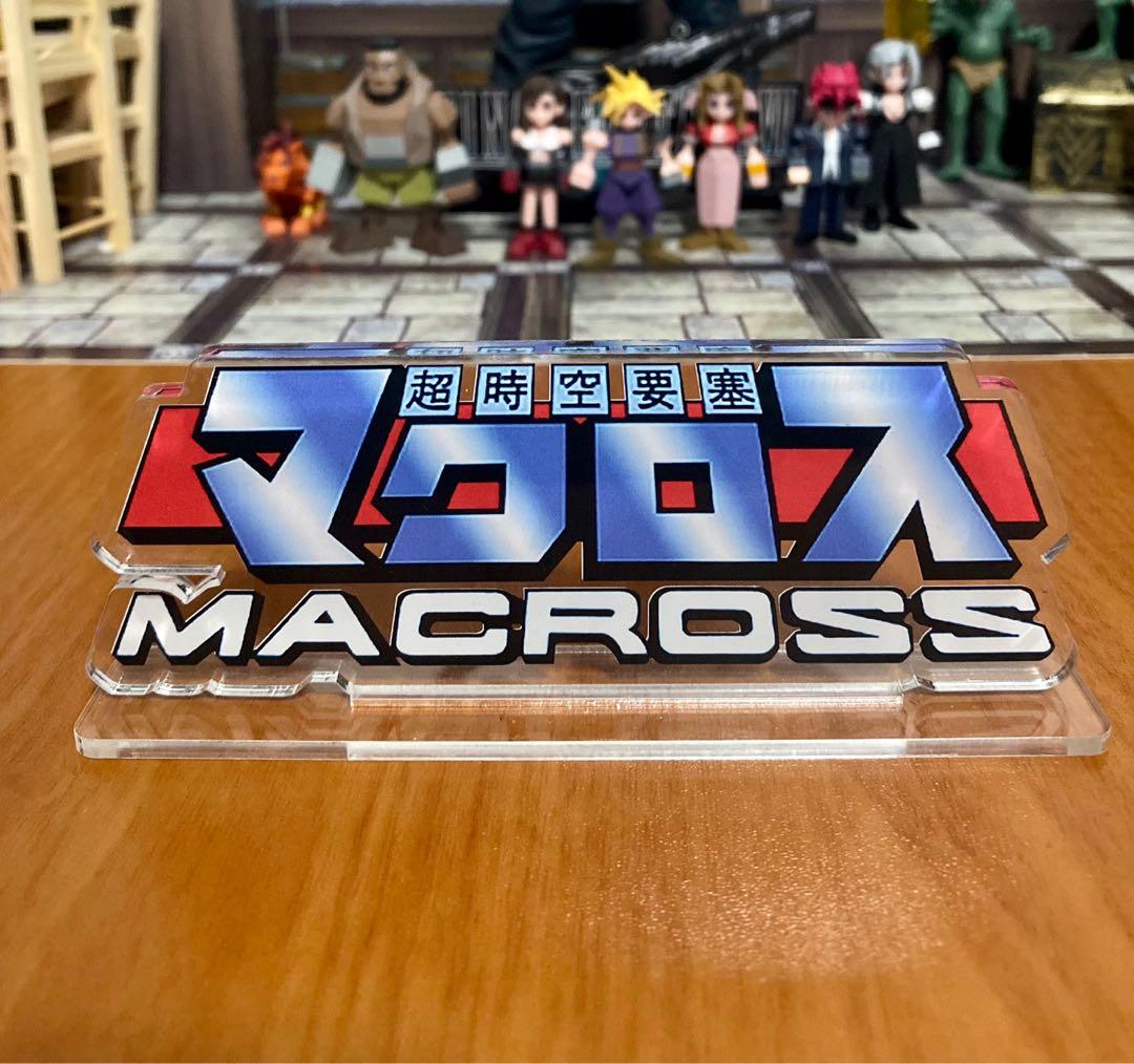 Macross logo stand, Toys & Games, Bricks & Figurines on Carousell
