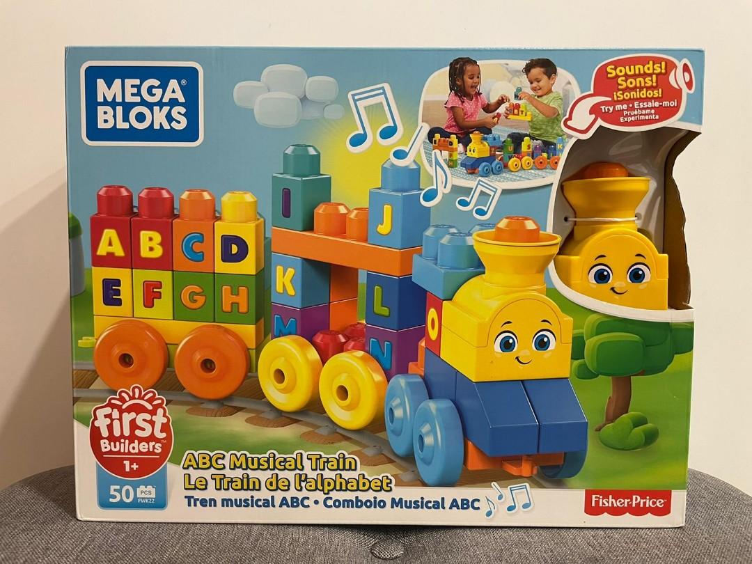 全新 1盒 Mega Bloks Abc Musical Train, 兒童＆孕婦用品, 嬰兒玩具 - Carousell