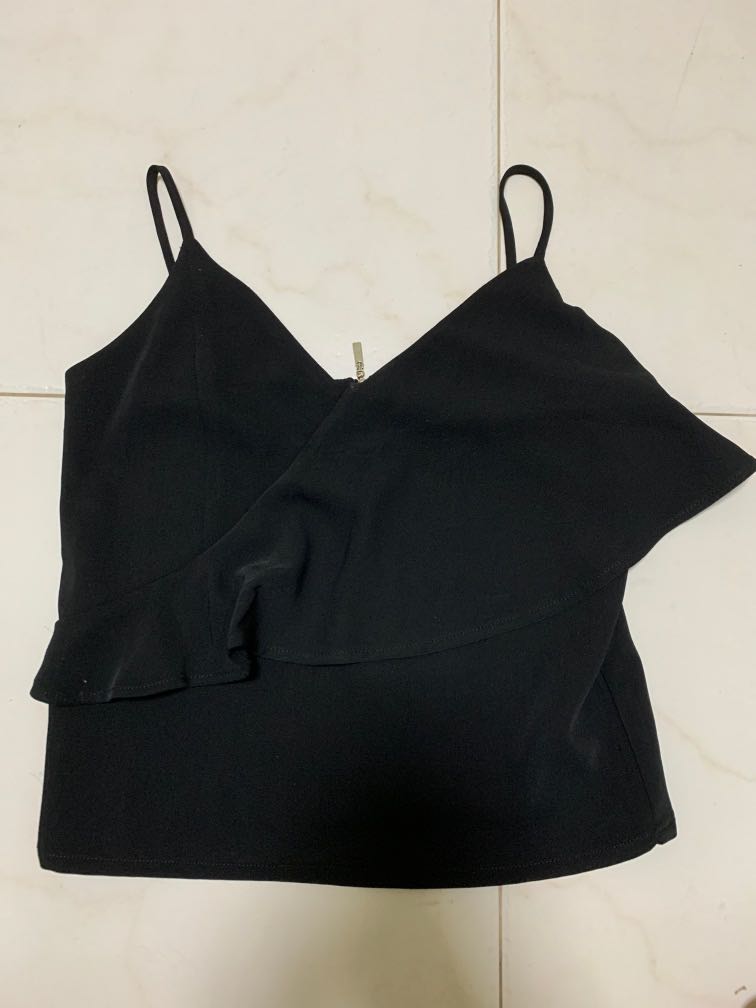 MGP Label Flutter Spag top, Women's Fashion, Tops, Sleeveless on Carousell