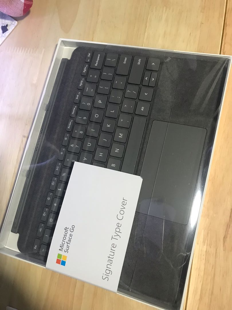 Microsoft Surface Go keyboard Platinum Signature Type Cover, Computers ...