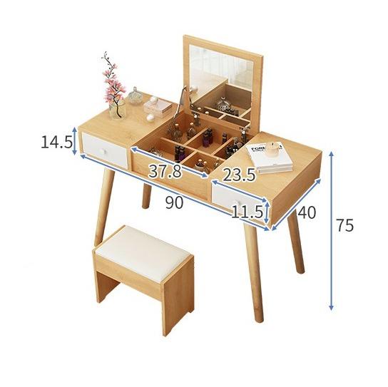 Mirror/Dressing Table /90cm, Furniture & Home Living, Furniture, Tables ...