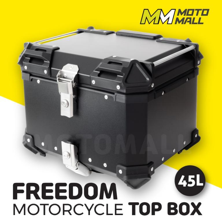 Motorcycle Aluminium Metal Top Box 45L , Motorcycles, Motorcycle ...