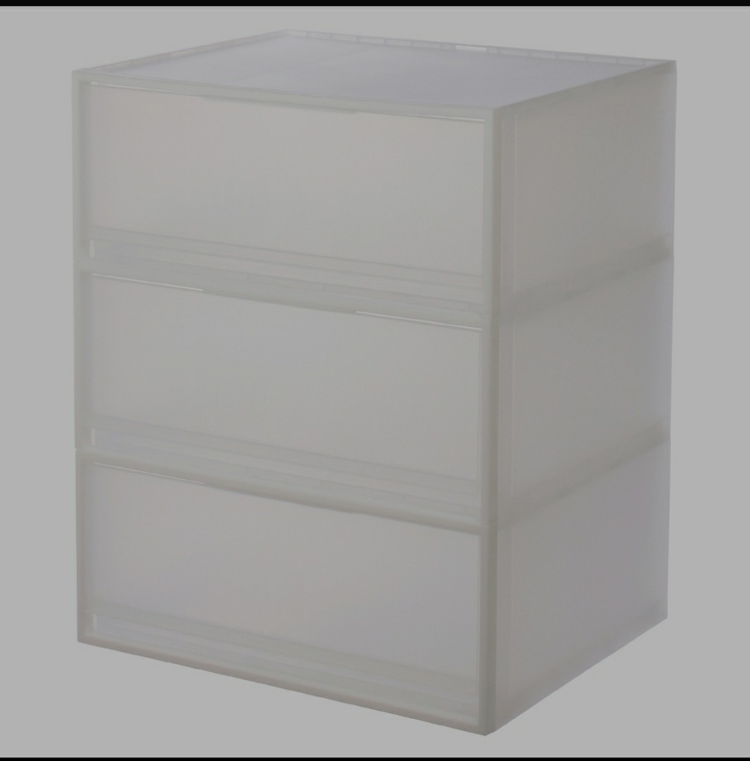 Muji PP Storage drawer, Furniture, Shelves & Drawers on Carousell
