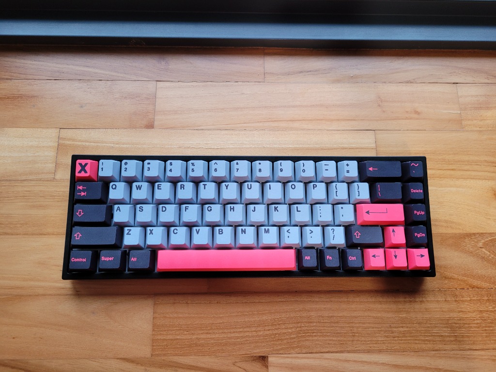 NJ68 WITH GATERON BLACK INK HOTSWAP BLUETOOTH CUSTOM KEYBOARD ...