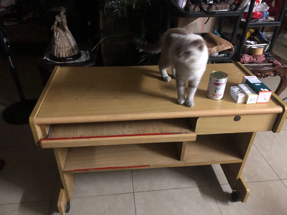 Old Study Table, Furniture & Home Living, Furniture, Tables & Sets on ...