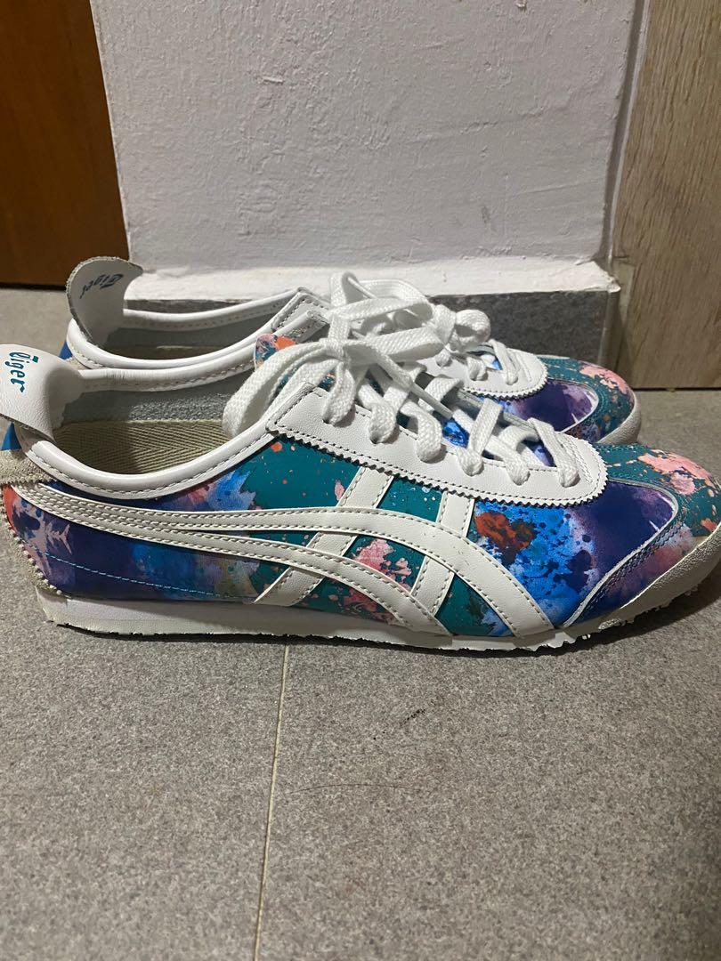 Onitsuka Tiger Mexico 66 (Paint Splatter), Women's Fashion, Footwear ...