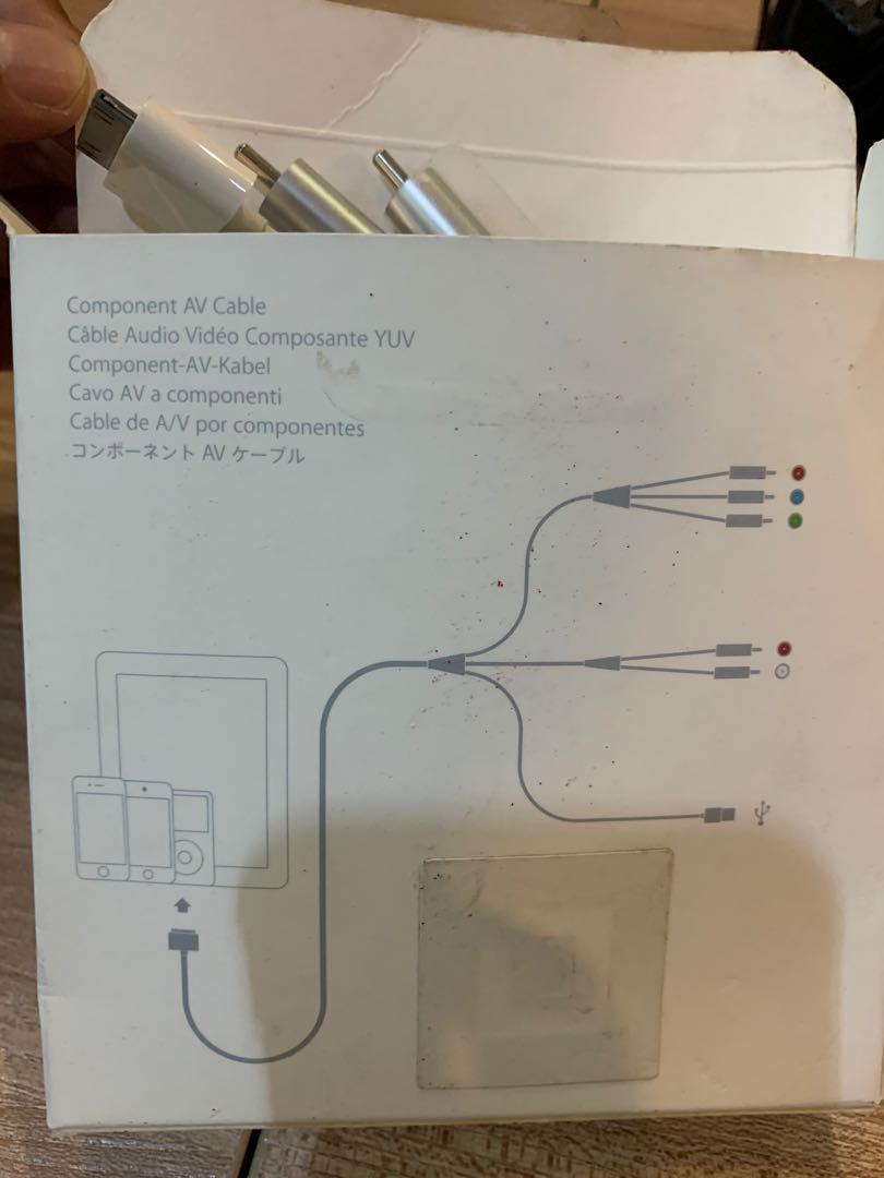 Original Apple Component AV Cable, Computers & Tech, Parts ...