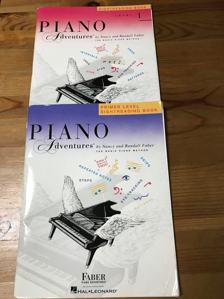 Piano Adventures (sight reading book & primer level sight reading book ...