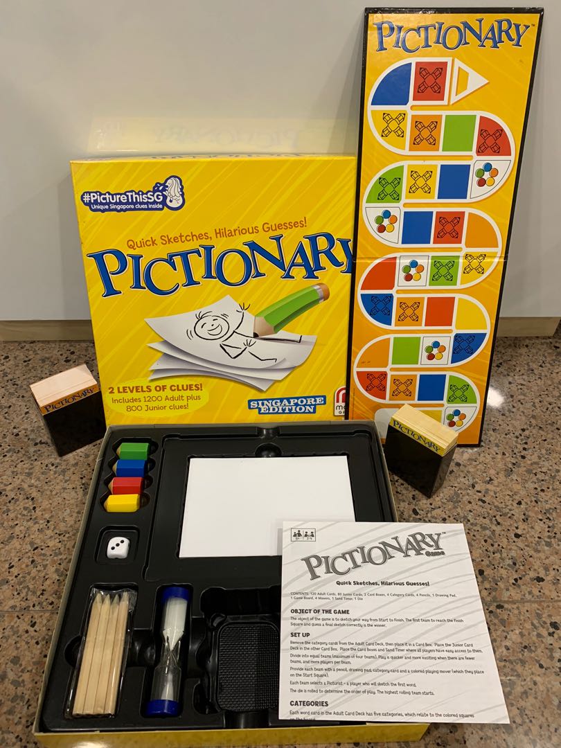 Pictionary Singapore Edition, Hobbies & Toys, Toys & Games on Carousell