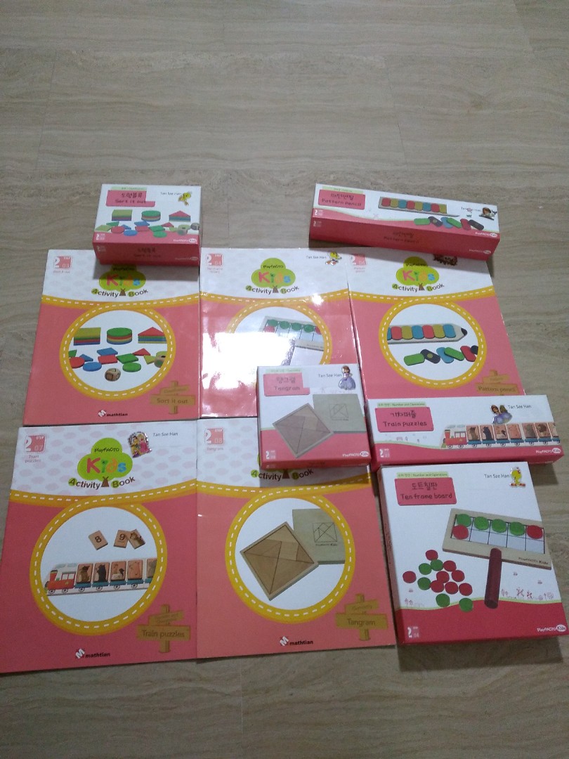 Playfacto Kids Activity Book Sets (N2), Hobbies & Toys, Books ...