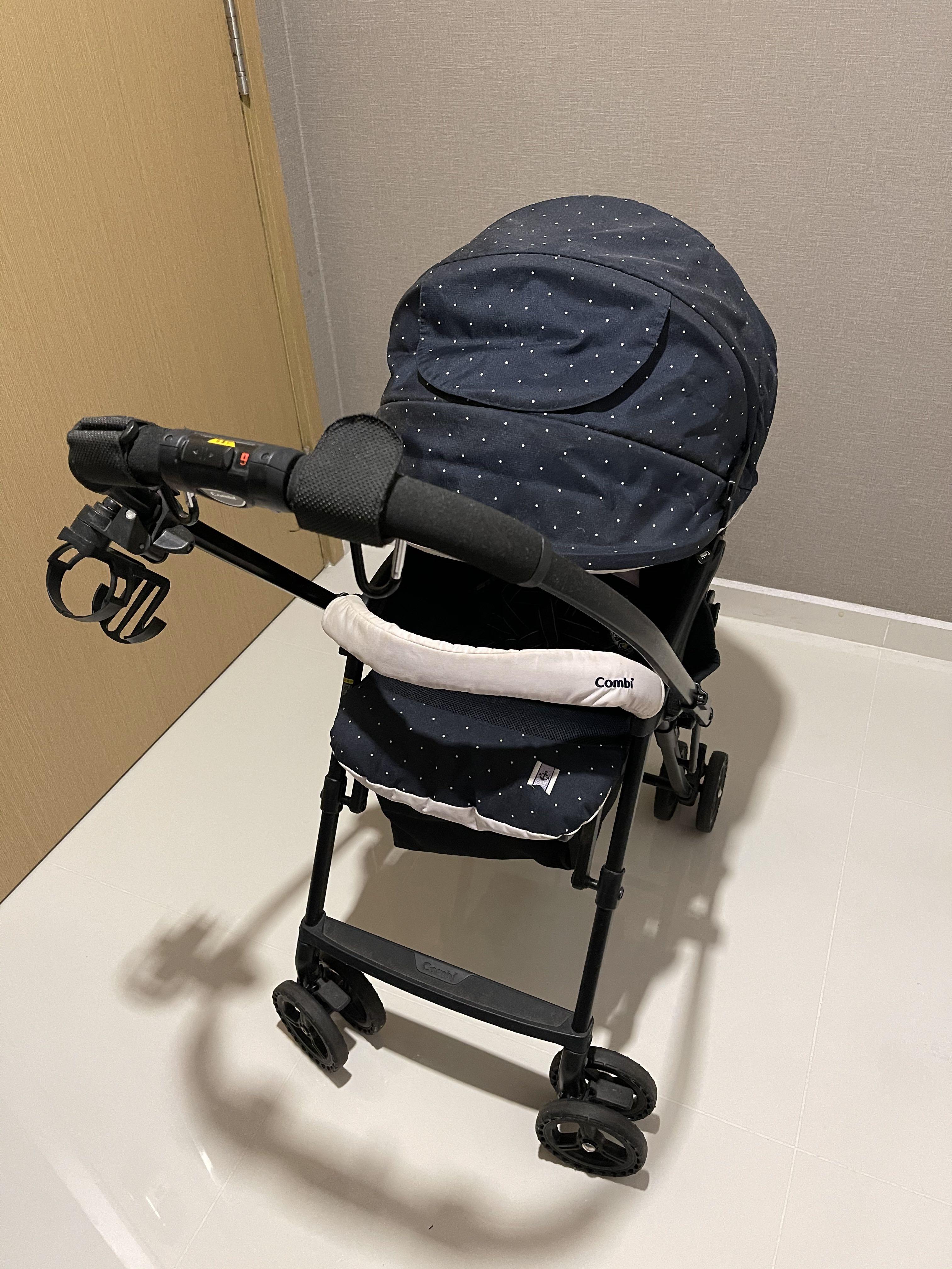 Polka dot combi stroller - bought in Japan, Babies & Kids, Going Out ...