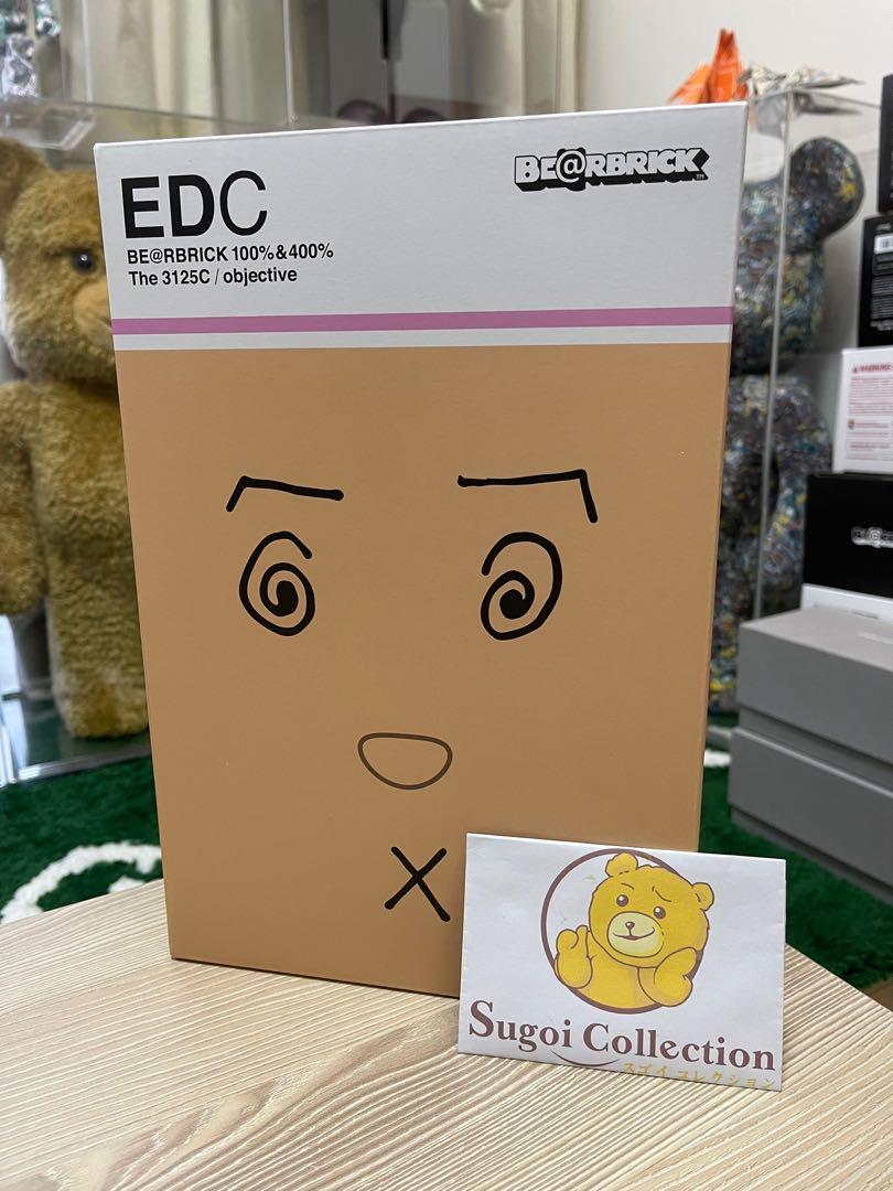 [Pre-Order] BE@RBRICK x EDC 3125C Objective 400%&100% Edison Chen ...