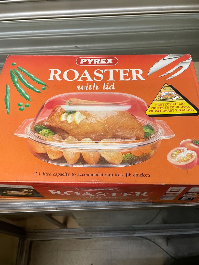 Pyrex Roaster with Lid, Furniture & Home Living, Kitchenware ...