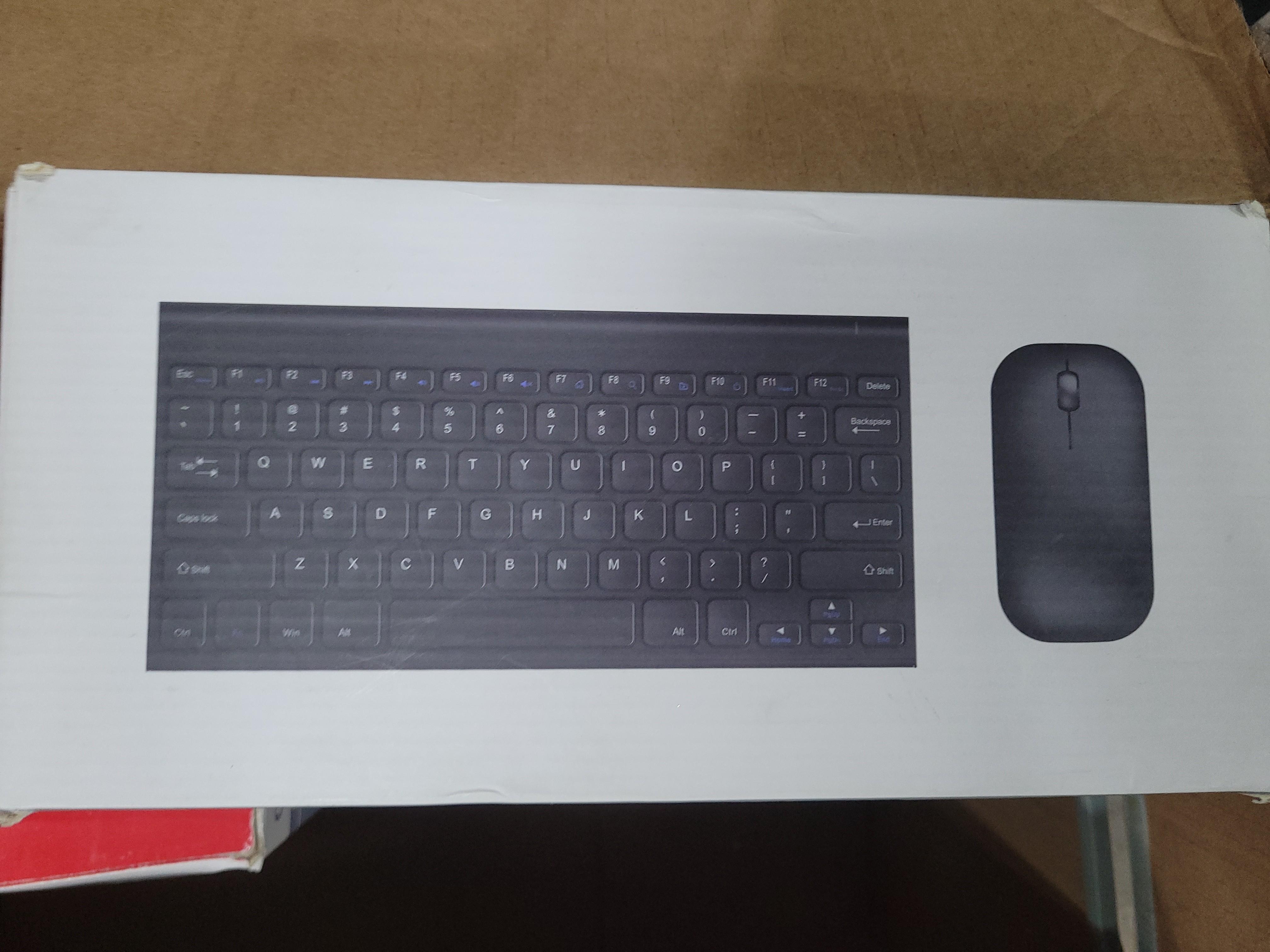 Seenda Wireless Keyboard and Mouse Set (White), Computers & Tech, Parts ...