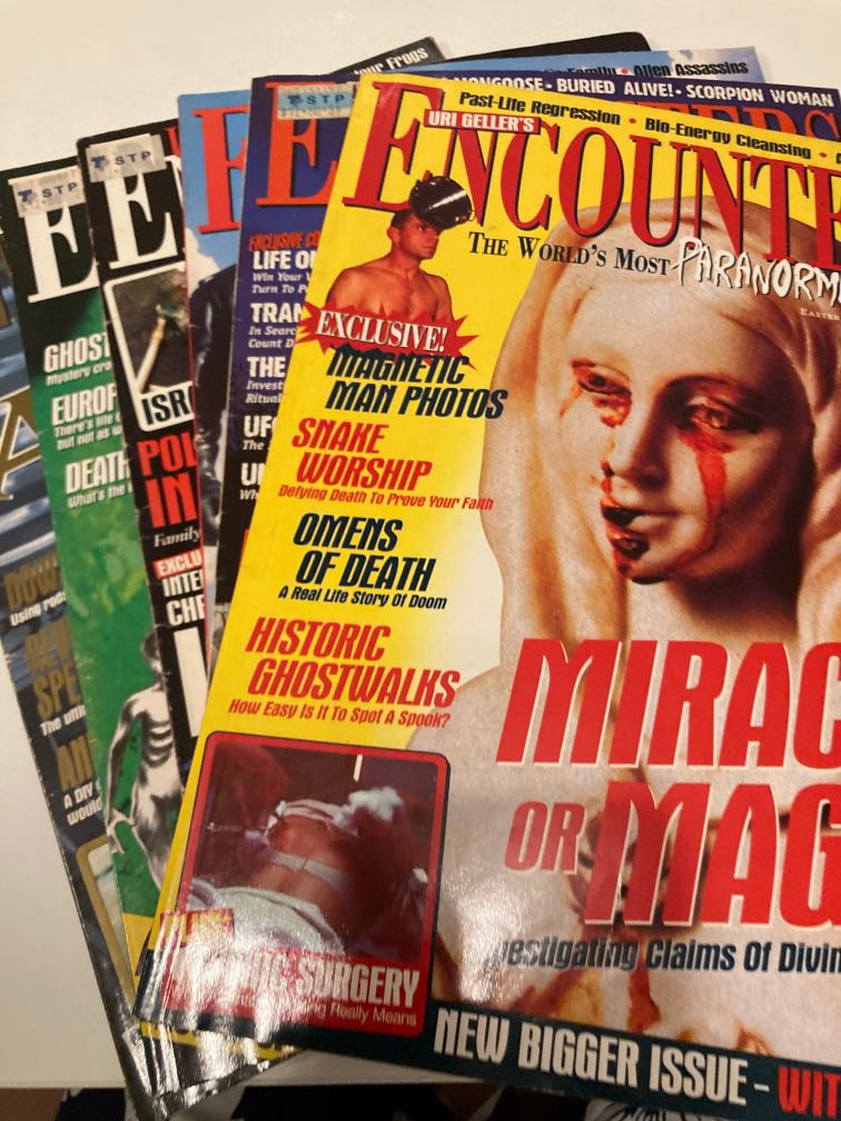 Set of 6 - Rare Encounters paranormal magazine from UK . (Good ...