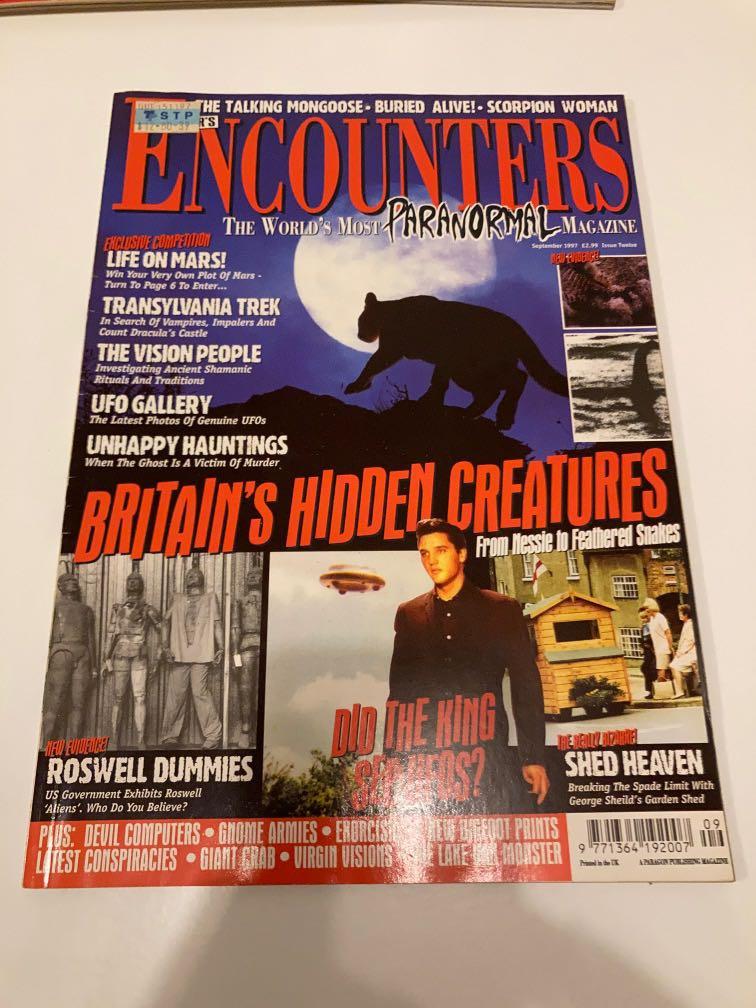Set of 6 - Rare Encounters paranormal magazine from UK . (Good ...