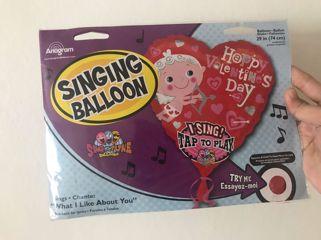 Brand new Singing Balloon, Hobbies & Toys, Stationary & Craft, Craft ...