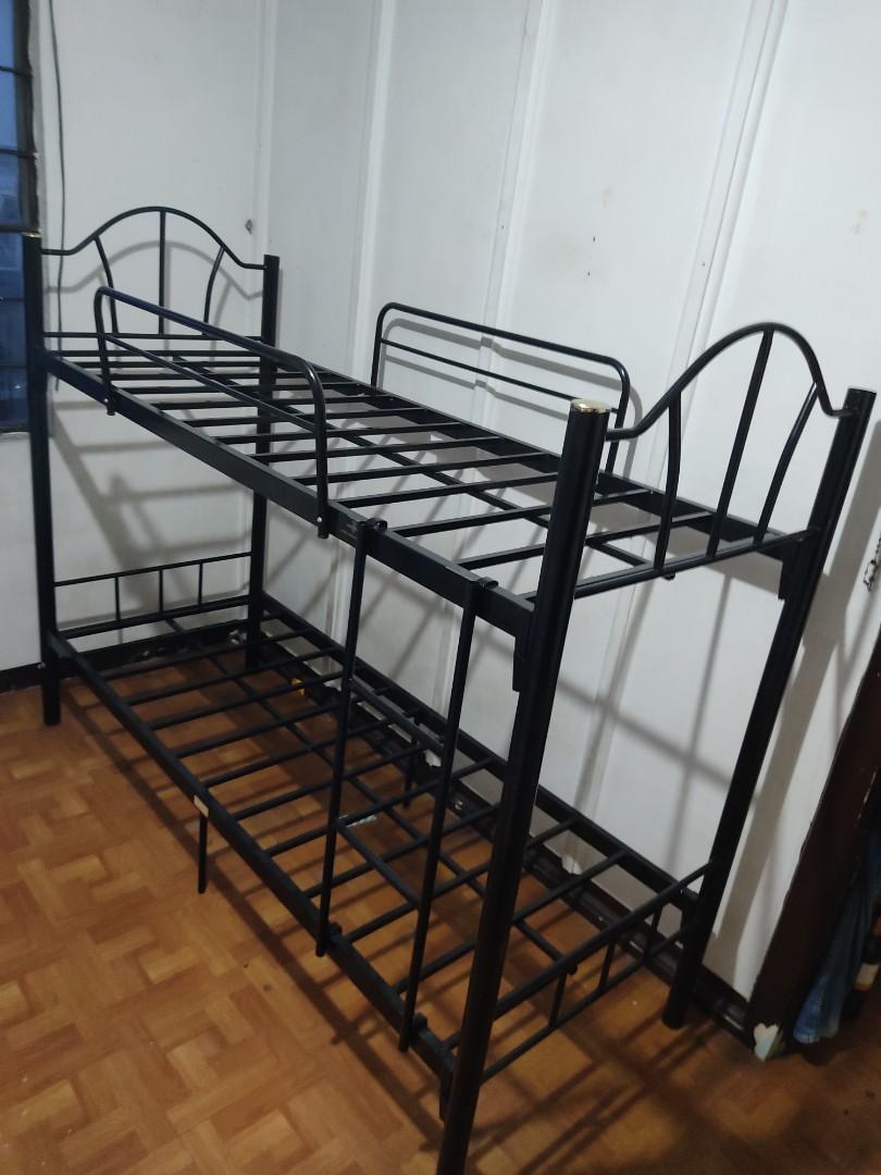 Single Double Deck Frame, Furniture & Home Living, Furniture, Bed ...