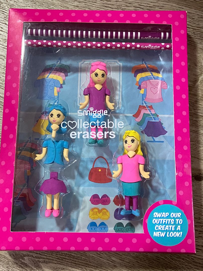 Smiggle Eraser Set, Hobbies & Toys, Stationery & Craft, Stationery ...