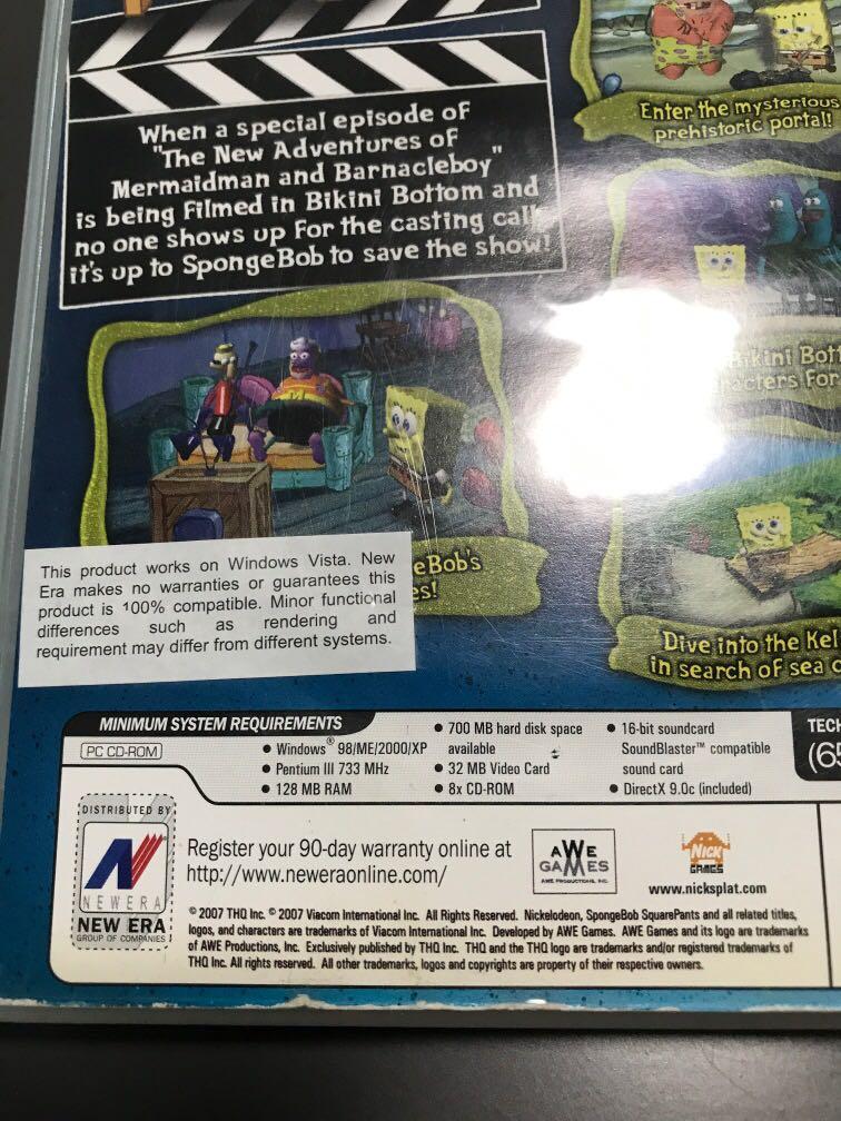 SpongeBob Squarepants - Lights, Camera, Pants! (PC CD-ROM), Toys ...