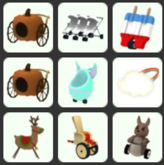 Strollers Adopt me pet Roblox, Video Gaming, Gaming Accessories, Game ...