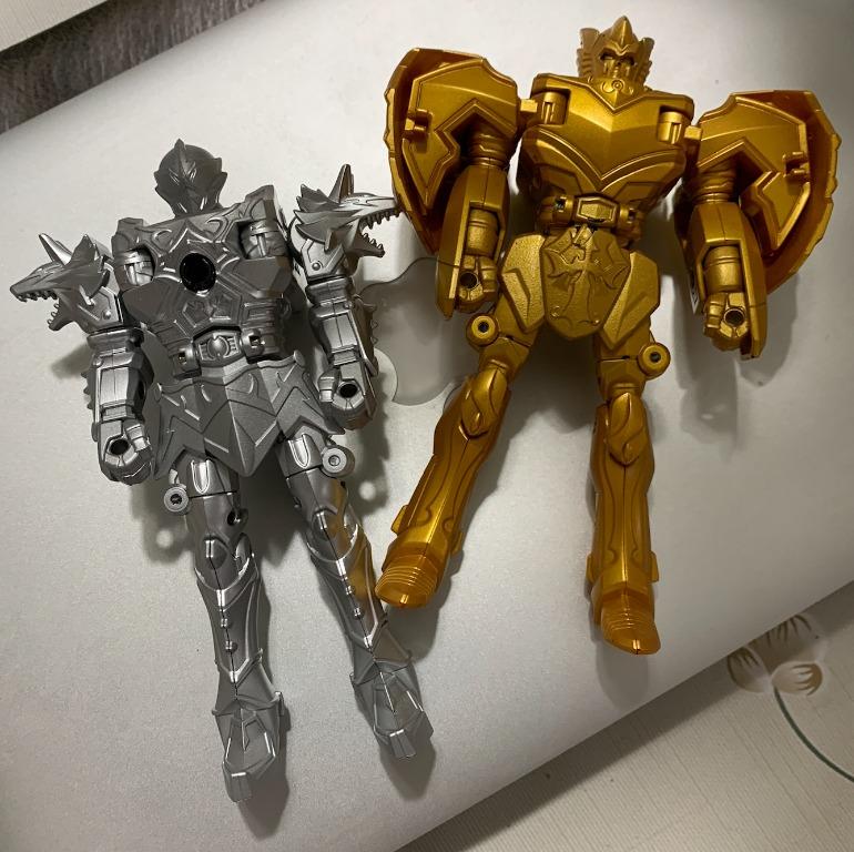 Super Sentai Magiranger Gold Phoenix and Silver Uruzado Set Power ...
