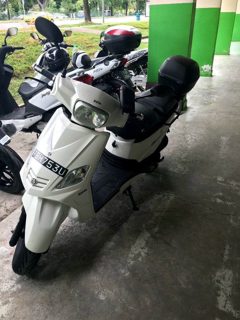 Sym 125 Combiz, Motorcycles, Motorcycles for Sale, Class 2B on Carousell