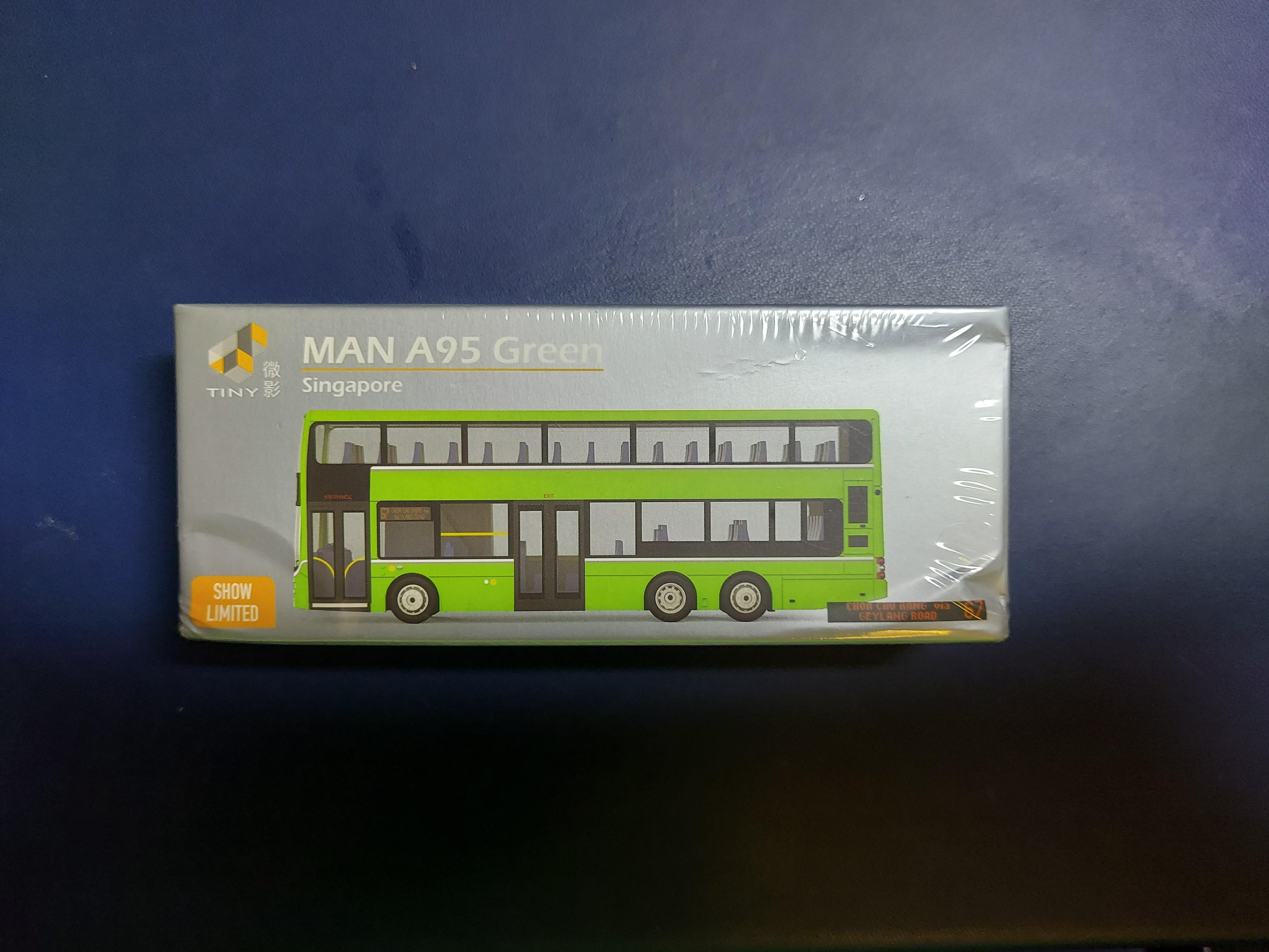 Tiny SG Singapore Bus Model Show Limited Edition MAN A95, Hobbies ...